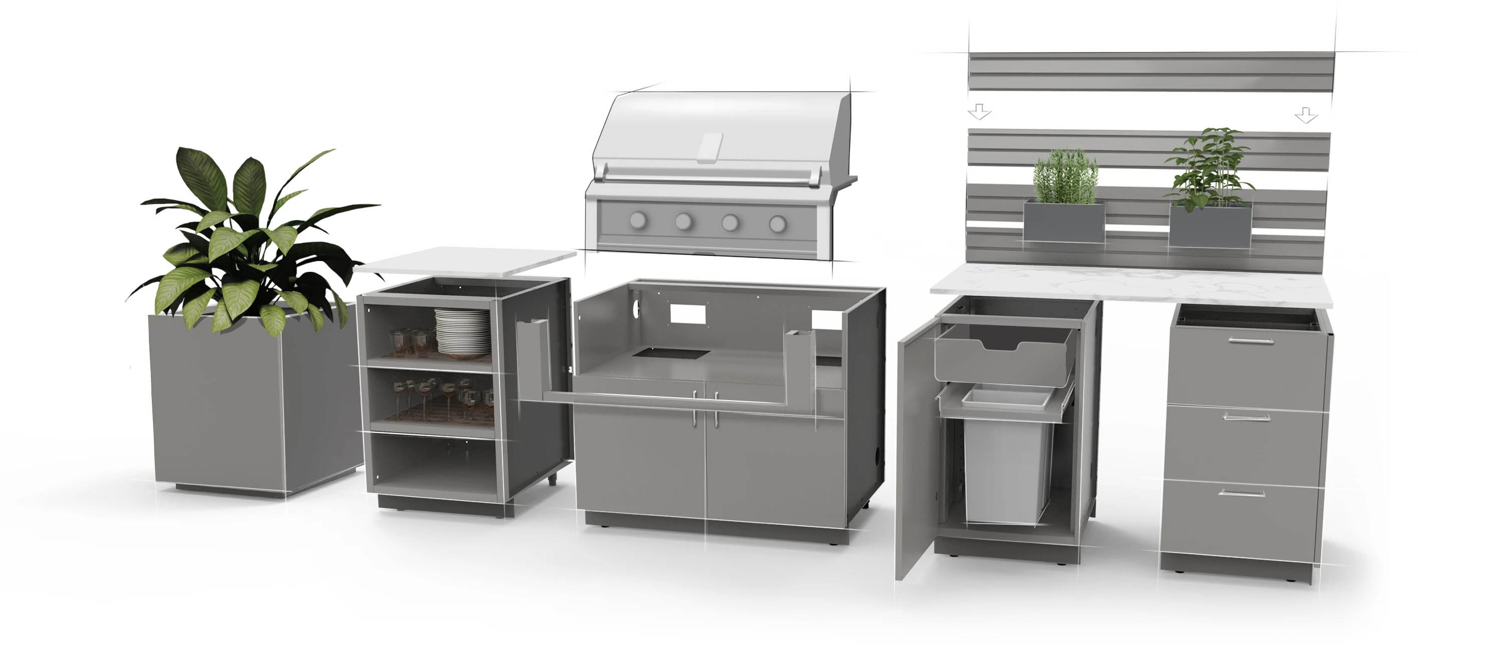 Modular Outdoor Kitchens Home Depot Outdoor Kitchen Islands | Complete